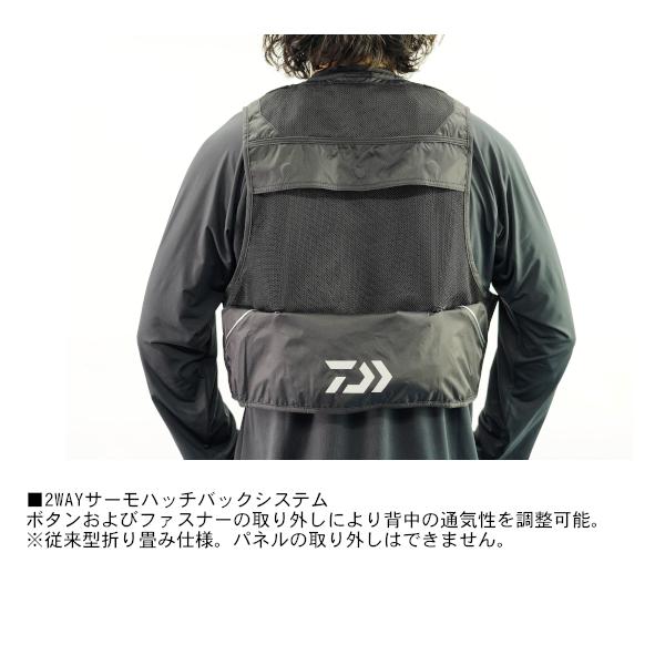 DAIWA（釣り） ダイワ (daiwa) DV-3025 ショートフィッシングベスト ブラック XL (2025年 新製品) : 釣具・フーガショップ1 - 通販 - Yahoo!ショッピング
