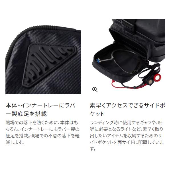 シマノ（SHIMANO） ロックショア タフタックルバッグ BA-201X ブラック