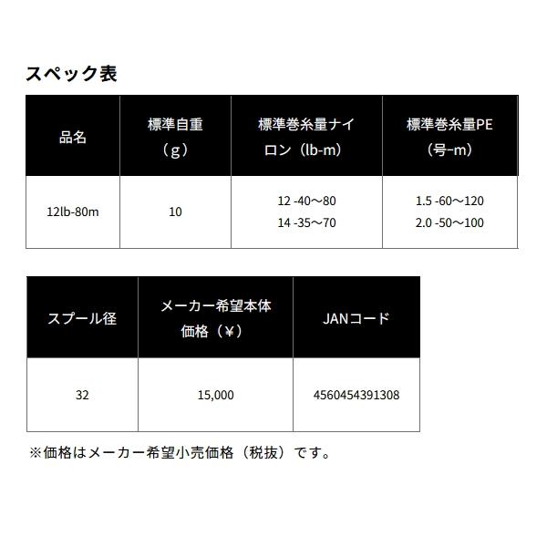 DAIWA（ダイワ） （25年2月新商品） SLPW SV ブースト Φ32・22.5 12lb