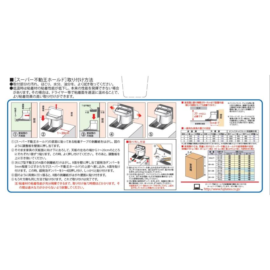 スーパー不動王ホールド FFT-011 地震対策 家具転倒防止 家具 家電 固定 ストッパー 突っ張り棒 防災 耐震 グッズ : 不二ラテックスグループ不二ライフ - 通販 - Yahoo ...