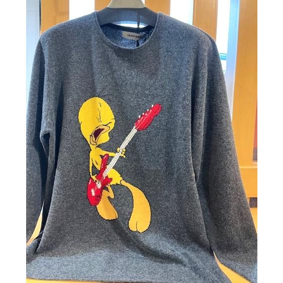 カシミヤ100％トゥイーティー丸首セーター30％OFF :kasi5:パティオバイナカガワ - 通販 - Yahoo!ショッピング