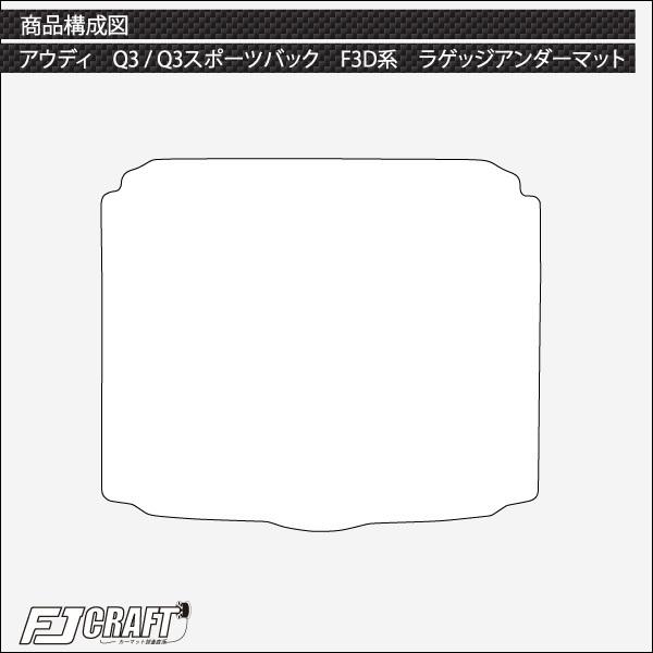 Audi アウディ Q3 Q3スポーツバック F3D系 ラゲッジアンダーマット (ラバー) : FJ CRAFT - 通販 - Yahoo!ショッピング
