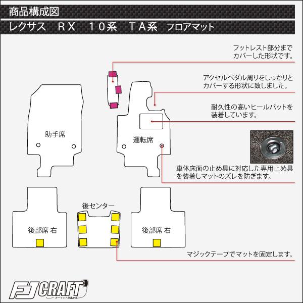 レクサス 新型 RX 10系 TA系 フロアマット ラゲッジマット (プレミアム) : FJ CRAFT - 通販 - Yahoo!ショッピング