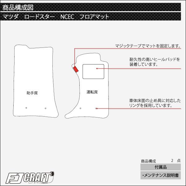マツダ ロードスター NCEC フロアマット (スタンダード) :M-ROADSTER-NCEC-2S-01:FJ CRAFT - 通販 - Yahoo!ショッピング