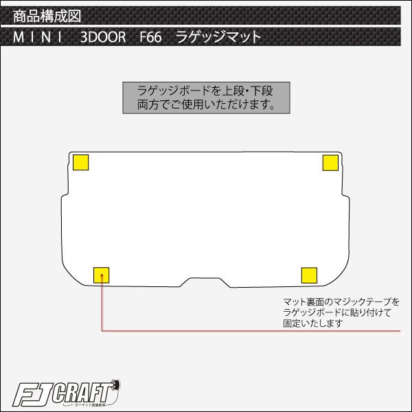 MINI 新型 ミニ F66/J01 ラゲッジマット (ラバー) : FJ CRAFT - 通販 - Yahoo!ショッピング