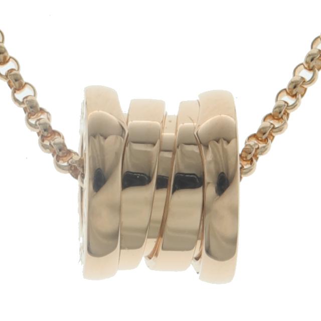 ビー・ゼロワン (新品仕上げ済）ブルガリ BVLGARI B-Zero1 ビーゼロワン ネックレス K18 PG ピンクゴールド 357255 証明書 8525 : 藤野質店 Y-SHOP ...