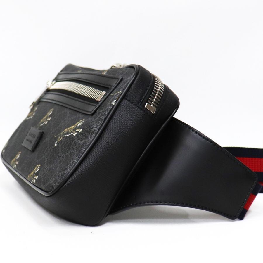 美品 GUCCI グッチ タイガー GGスプリーム ベルトバック ボディ 美品 GUCCI グッチ タイガー GGスプリーム ベルトバック ボディ