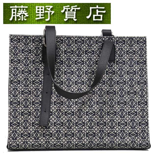 LOEWE ロエベ バックル ホリゾンタル トートバッグ ジャガード ネイビー 黒 シルバー金具 B692K96X06 メンズ 8194 : 藤野質店 Y-SHOP - 通販 - Yahoo ...
