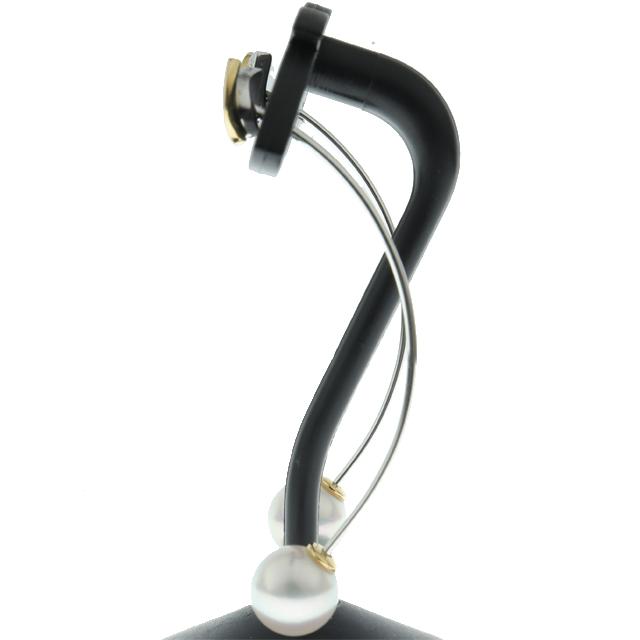 TASAKI （美品）タサキ 田崎 フローレット ダイヤ パール ピアス K18 WG × YG E-4092-18KWG-18KYG 9023 : 藤野質店 Y-SHOP - 通販 ...