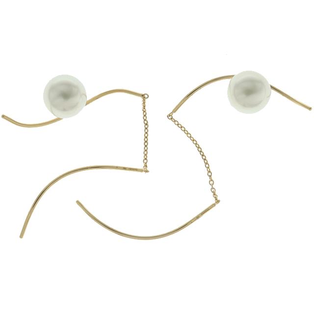 balance(TASAKI) (新品仕上げ済)タサキ TASAKI 田崎 ア ファイン バランス パール ピアス K18 YG × E-3847-18KYG イヤリング 9046 : 藤野 ...