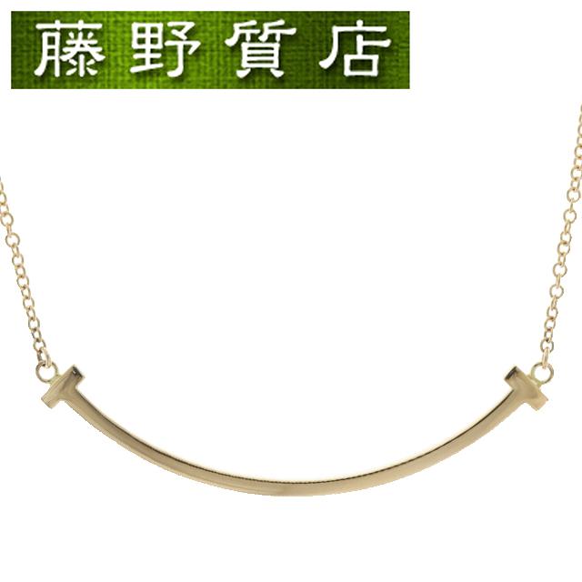 Tiffany T （新品仕上げ済）ティファニー TIFFANY Tスマイル ネックレス スモール K18 PG ピンクゴールド ペンダント 60011678 8734 : 藤野質店 Y ...
