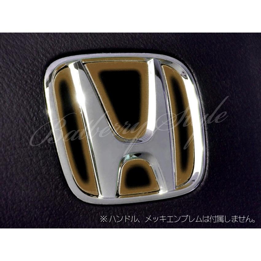 BATBERRYステアリングエンブレムシート/ホンダ2/茶色/ヒートブラウン/薄型シール//レジェンド KC2用/品番EH22BR : フジプランニング - 通販 - Yahoo!ショッピング