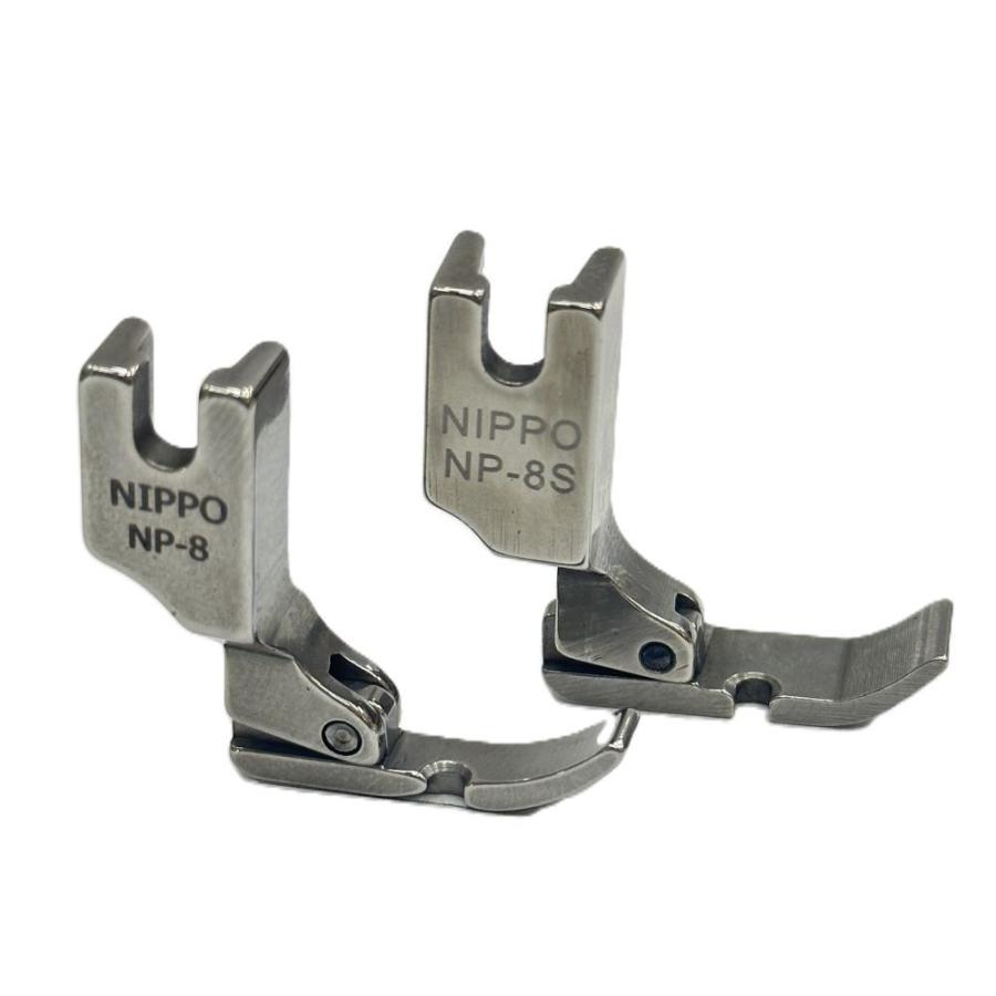 NIPPO ニッポー 「左端縫い押え」NP-8(5mm幅) np-8S(8mm幅) 職業用 左片押え 左端押え : 藤沢ミシン - 通販 - Yahoo!ショッピング
