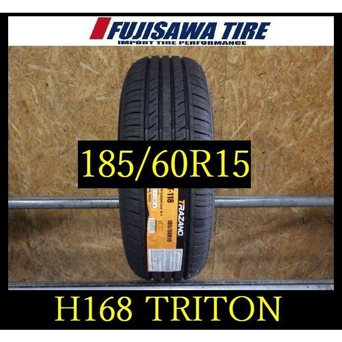 【H168】5 送料無料 2025年製造 未使用品TRAZANO TRITON T-118 185/60R15 1本 : フジサワタイヤ ...