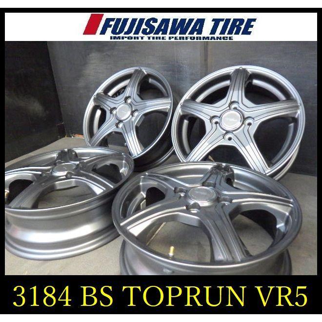 【3184】J 送料無料 BS TOPRUN VR5 14x4.5J 4穴 PCD100 +45 4本 : フジサワタイヤ ヤフーSHOP ...