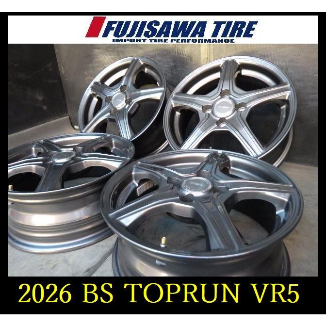 【2026】T7002205 BS TOPRUN VR5 14x5.5J 4穴 PCD100 +39 4本 アクア ヴィッツなどに : フジサワタイヤ ヤフーSHOP - 通販 - Yahoo ...