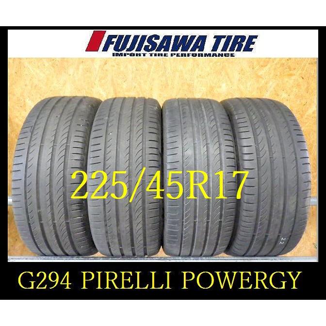 PIRELLI 【G294】T8307115 送料無料 2022年製造 約7部山 PIRELLI POWERGY 225/45R17 4本 : フジサワタイヤ ヤフーSHOP - 通販 ...