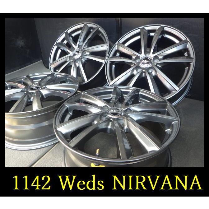 WEDS 【1142】T0105024 Weds NIRVANA 16x6.5J 5穴 PCD100 +47 4本 エクシーガ レガシィ プリウス など : フジサワタイヤ ヤフーSHOP ...