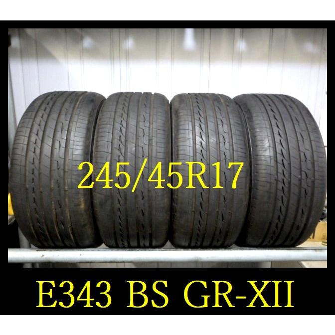 レグノ（ブリヂストン） 【E343】OS0105274 送料無料・代引き可 店頭受取可 2020年製造 約8.5部山 BS REGNO GR-XII 245/45R17 4本 : フジサワ ...