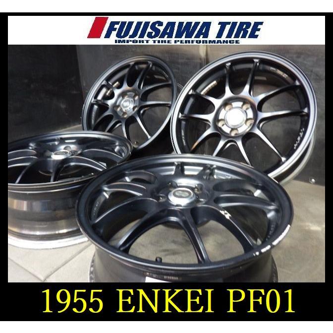 【1955】T5202045 ENKEI PF01 17x7J 5穴 PCD100 +48 4本 プリウス・86 などに : c-5766 : フジサワタイヤ ヤフーSHOP - 通販 ...