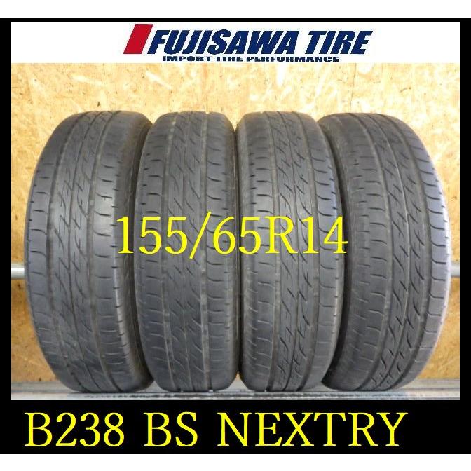 NEXTRY 【B238】T0002115 送料無料 2022年製造 約7部山 BS NEXTRY 155/65R14 4本 : フジサワ ...