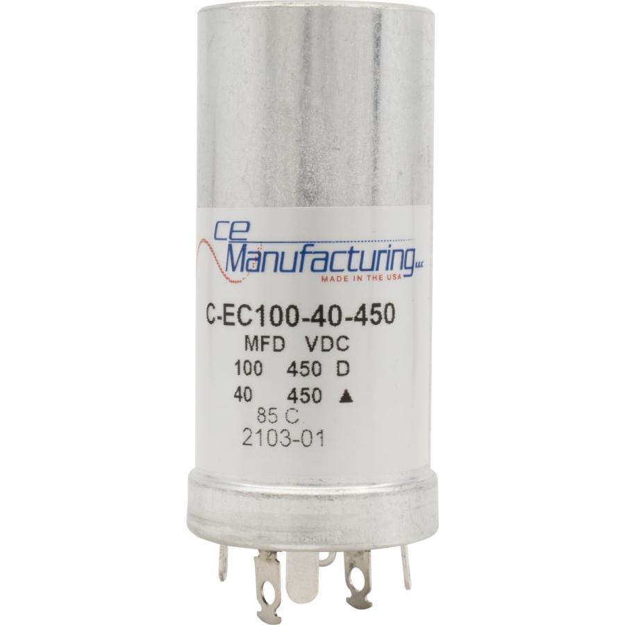 コンデンサ Capacitor - CE Mfg., 450V, 100/40uF [送料600円から 同梱可] : フジシマカスタムギター ...