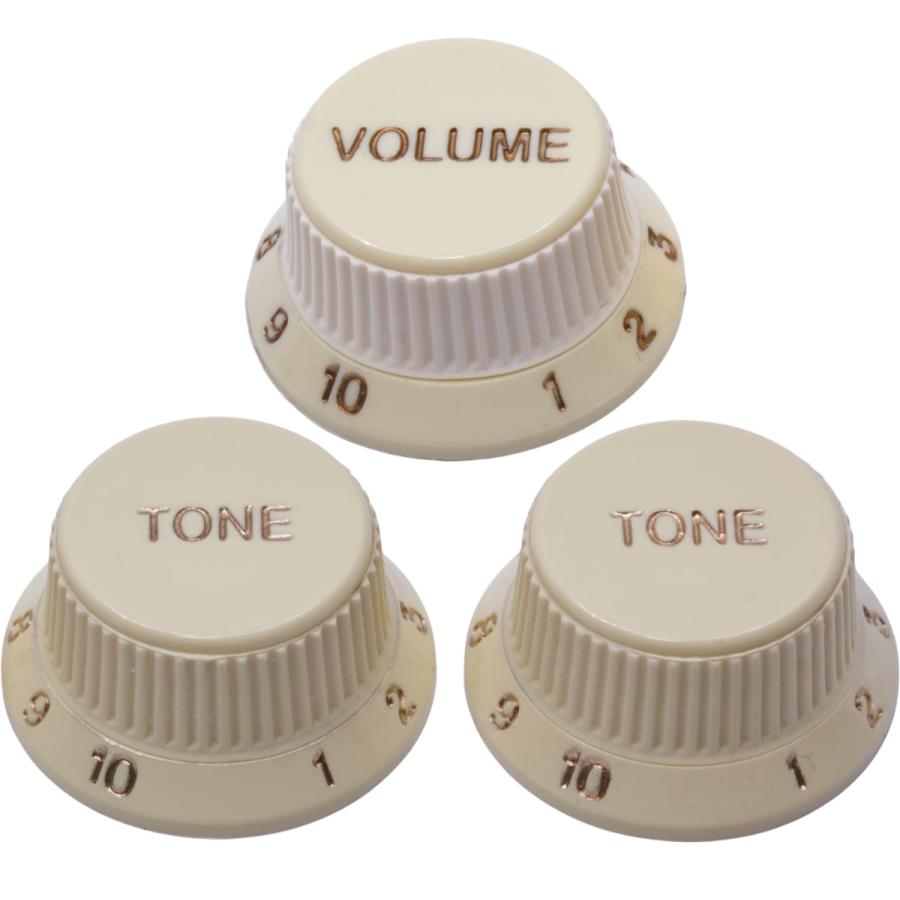 Fender ノブ Knob Set - Fender, Stratocaster Soft Touch, Aged White [送料170円から 同梱可] : フジシマカスタムギター ...