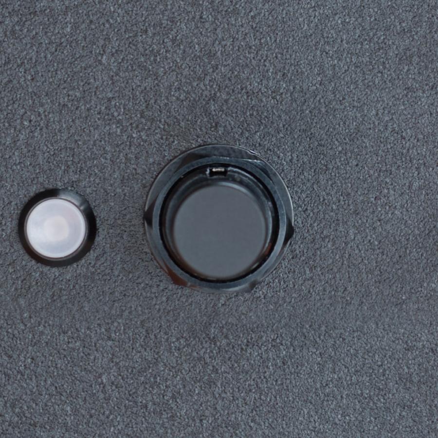 LED Bezel - Low Profile, Prewired, Diffused LED, black metal, White [送料 ...