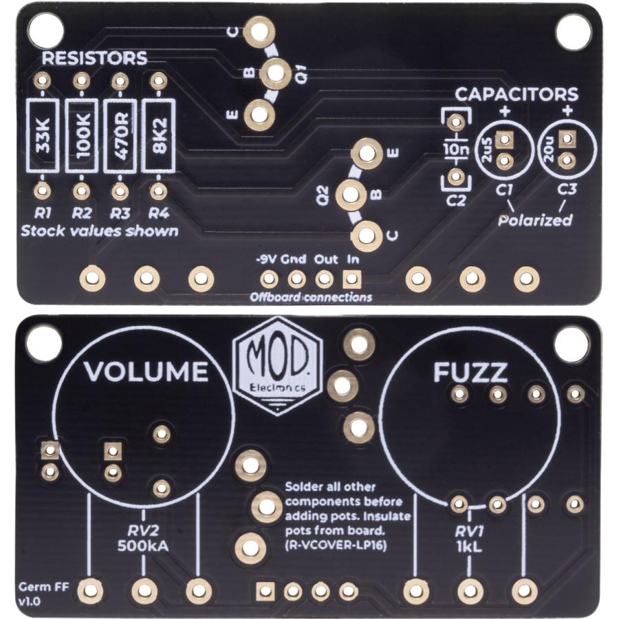 PCボード PCB - Mod Electronics, Germanium Fuzz, For 1590B or 1590N1 [送料170 ...