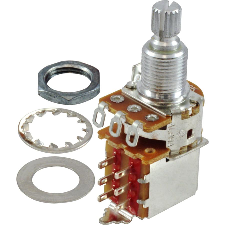 Fender ポット Potentiometer - Fender, A250kΩ, Knurled Shaft, Push-Pull [送料 ...