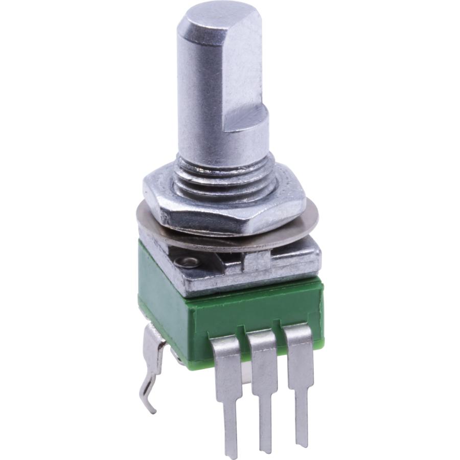 ポット Potentiometer - Alpha, Linear, 9mm, Vertical, D-Shaft, B10K [送料170円 ...