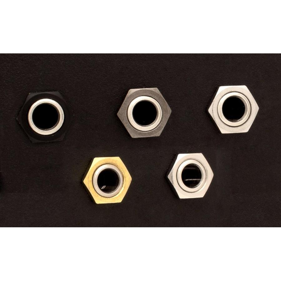 ナット Finishing Nut - For 3/8” Jacks and Pots, 3/8”-32 UNEF-2A, Black [送料 ...