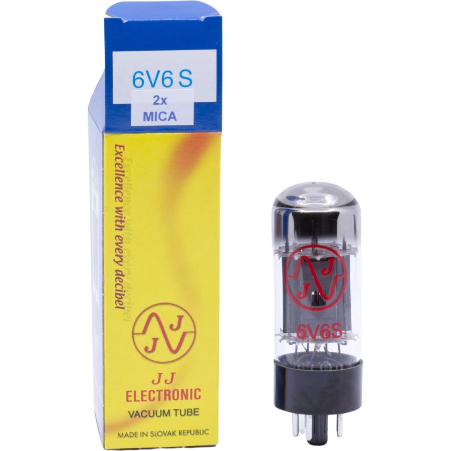ヴァキュームチューブ Vacuum Tube - 6V6, Double Mica, JJ Electronics, Single : t-6v6-s-dm-jj : フジシマカスタムギター ...