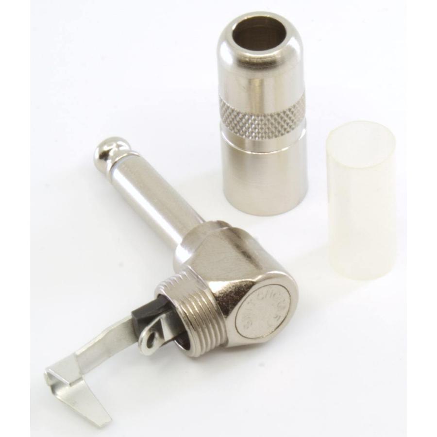 プラグ 1/4" Plug - Switchcraft, #236 Stereo, cable-mount, right-angle [送料 ...