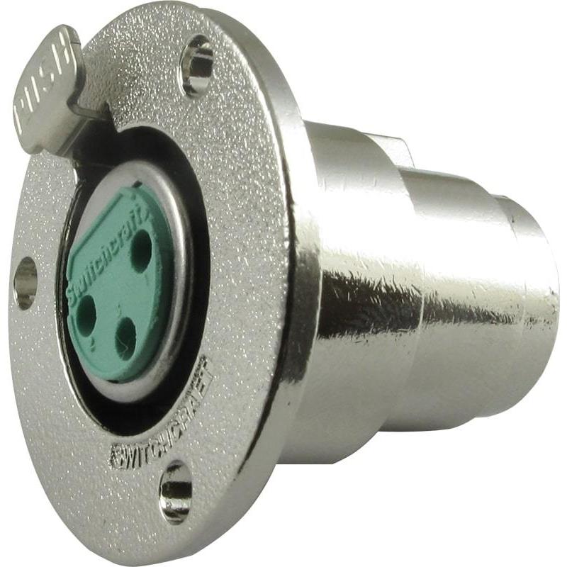 ジャック XLR Jack - Switchcraft, #C3F premium, circular panel-mount, Female ...