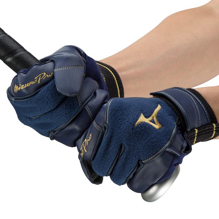 ミズノ 限定 ミズノプロ トレーニング手袋 両手用 タッチパネル対応 mizuno【野球・ソフト】手袋 防寒 保温 練習 大人 ミズプロ (1EJET050)【ゆうパケット発送 ...