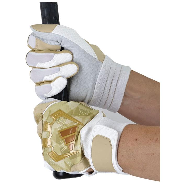 野球 バッティング手袋 adidas バッティンググローブ バッ手 両手 (LBG303-3237) : lbg303-3237 : フジスポYahoo店 - 通販 - Yahoo!ショッピング