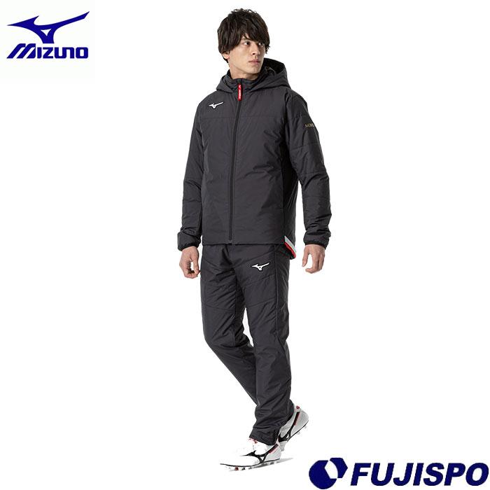 ミズノ MORELIA パデッドウォーマー ジャケット パンツ 上下セット mizuno ウェア モレリア ウィンドブレーカー セットアップ(P2MEA501-P2MFA501 ...