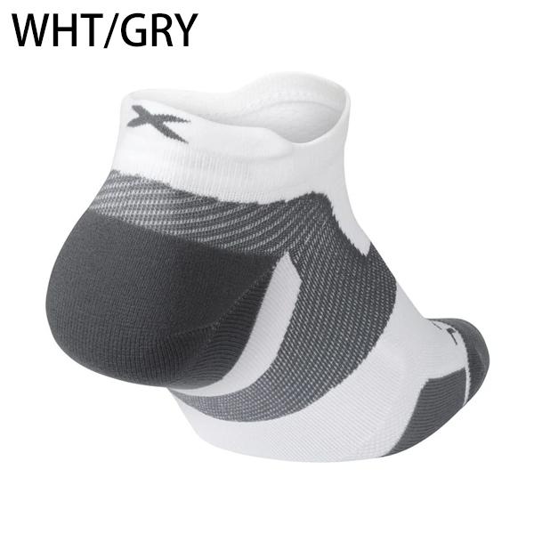 2XU ツータイムズユー ヴェクター ライトクッションノーショーソックス 靴下 UA5042E 足底筋膜 アーチ サポート ブラック ホワイト ...