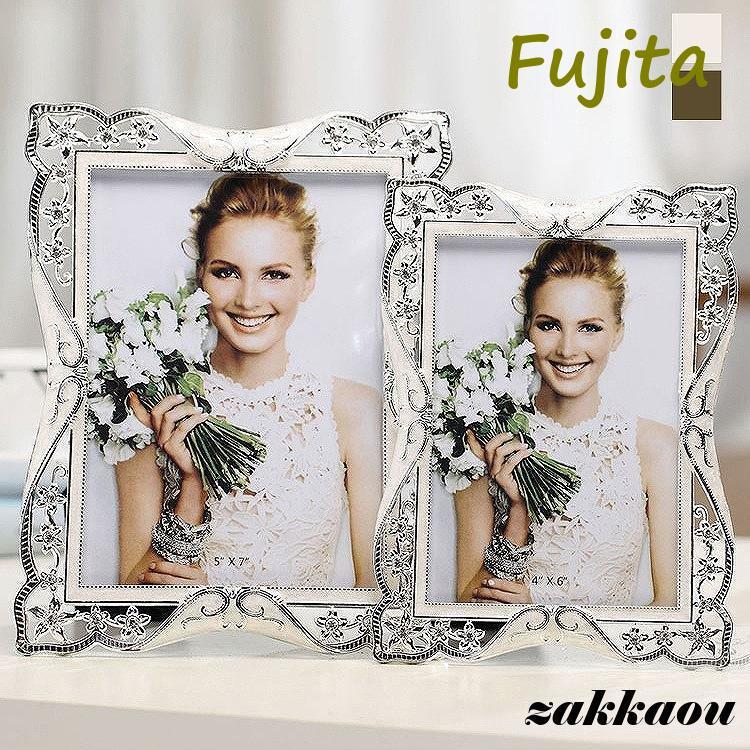 フォトフレーム 写真立て 結婚祝い 出産祝い プレゼント 女性 かわいい 北欧 A4 お祝い シルバー 褐色 シンプル リビング/[aaw61] : lin0920-fhk515 : 藤田 ...