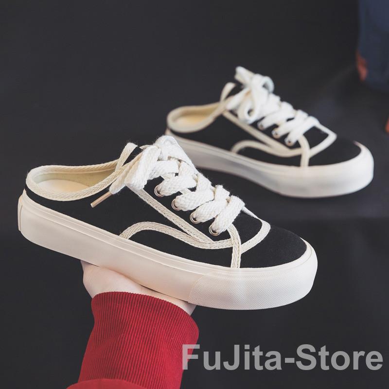 ブランド登録なし かかとなし スニーカー レディース キャンバス 歩きやすい シューズ スリッポン ローカット 美脚 春夏 : 藤田ストア - 通販 - Yahoo!ショッピング