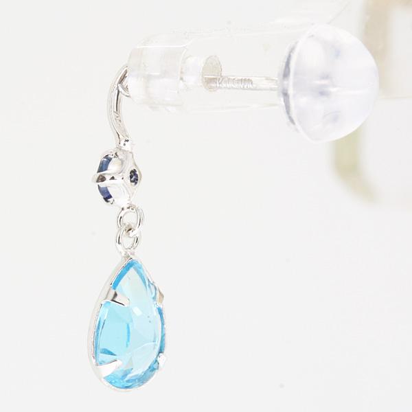 送料無料 10金ホワイトゴールド ブルートパーズピアス : p0127 : Cuore Cuore Yahoo!ショップ - 通販 - Yahoo!ショッピング