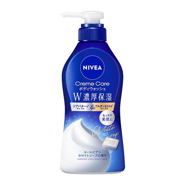 NIVEA 花王 ニベア クリームケアボディウォッシュ W濃厚保湿 ヨーロピアンホワイトソープの香り ポンプ 460ml : セイムスオンラインYahoo!店 - 通販 - Yahoo!ショッピング