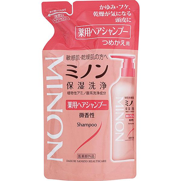 MINON 【医薬部外品】ミノン薬用ヘアシャンプー つめかえ用 380mL : セイムスオンラインYahoo!店 - 通販 - Yahoo!ショッピング