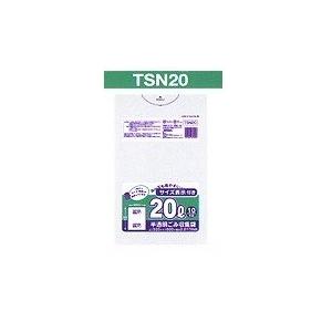 ゴミ袋 TSN20 白半透明ごみ収集袋20L レギュラータイプ（10枚入） : 料理道具のフクジネット - 通販 - Yahoo!ショッピング
