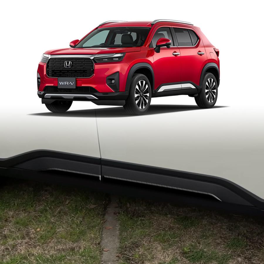 新型ホンダ WR-V WRV DG5系 ドアモール ドアロアガーニッシュ パーツ ドレスアップ アクセサリー キズ防止 : ciwataun ...