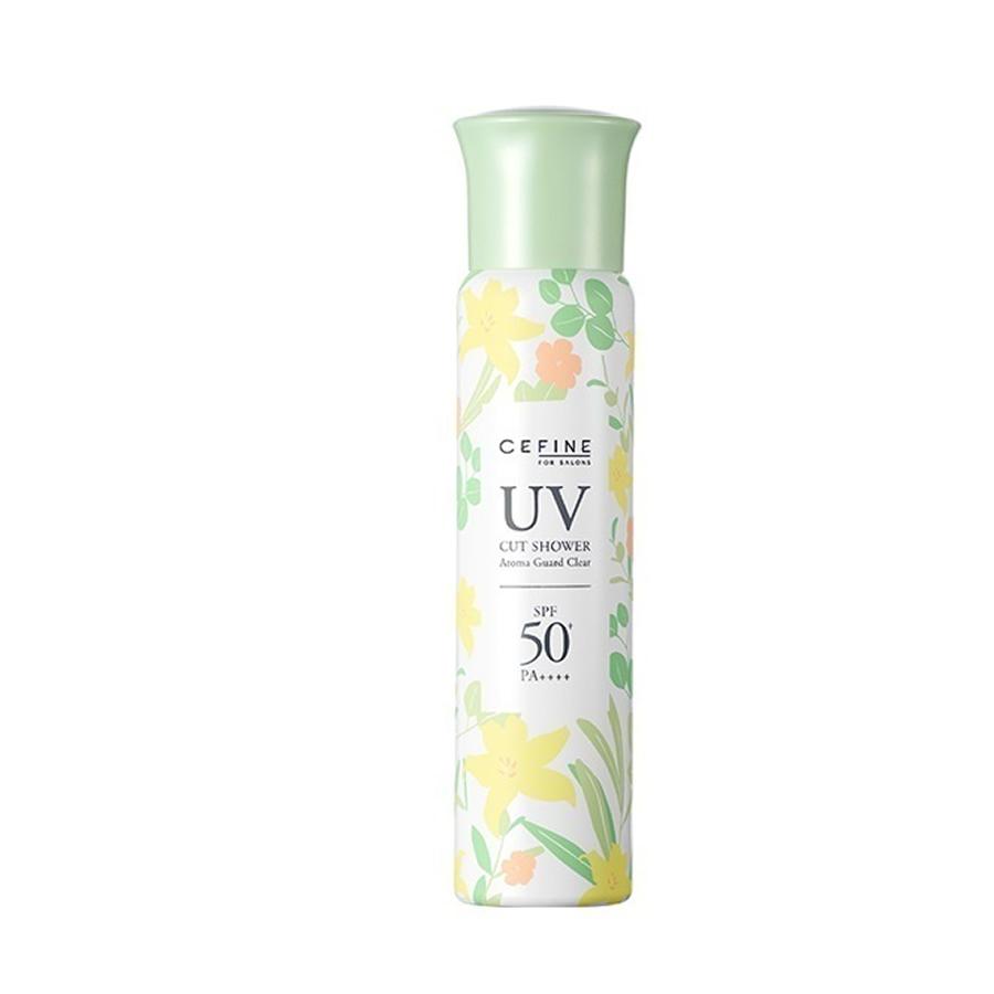 CEFINE（セフィーヌ） UVカットシャワー アロマガード クリア 80g 日焼け止め スプレー ※クリアタイプ : ふくの髪商店 - 通販 ...