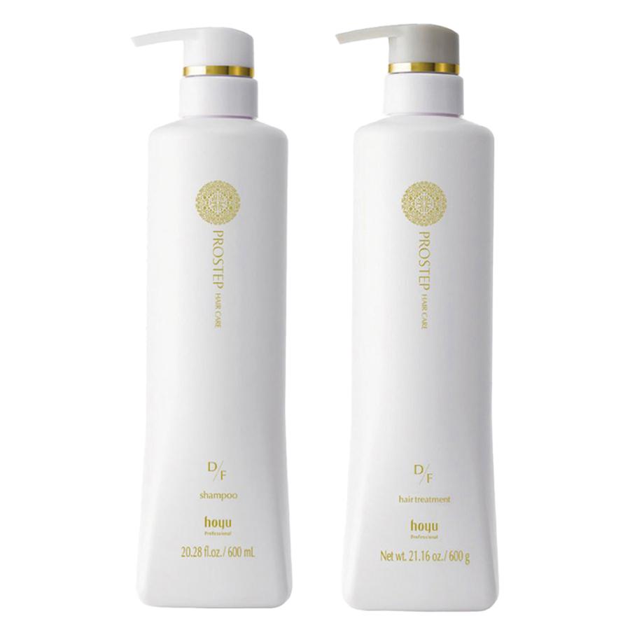 hoyu ホーユー プロステップ ヘアケア D/F シャンプー 600ml + トリートメント 600g セット ダメージケア : ふくの髪 ...