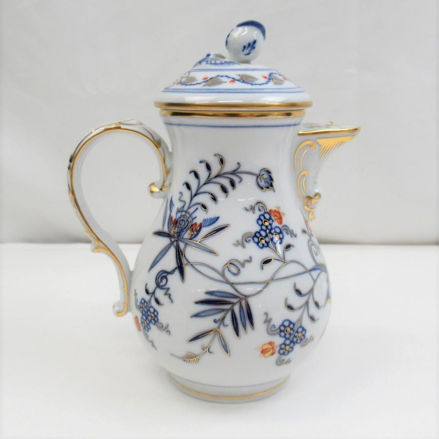 マイセン カラー(朱金)オニオン 800117 モカポット/シュガーポット/クリーマー 計3点 y163-1397951k【Y商品 ...