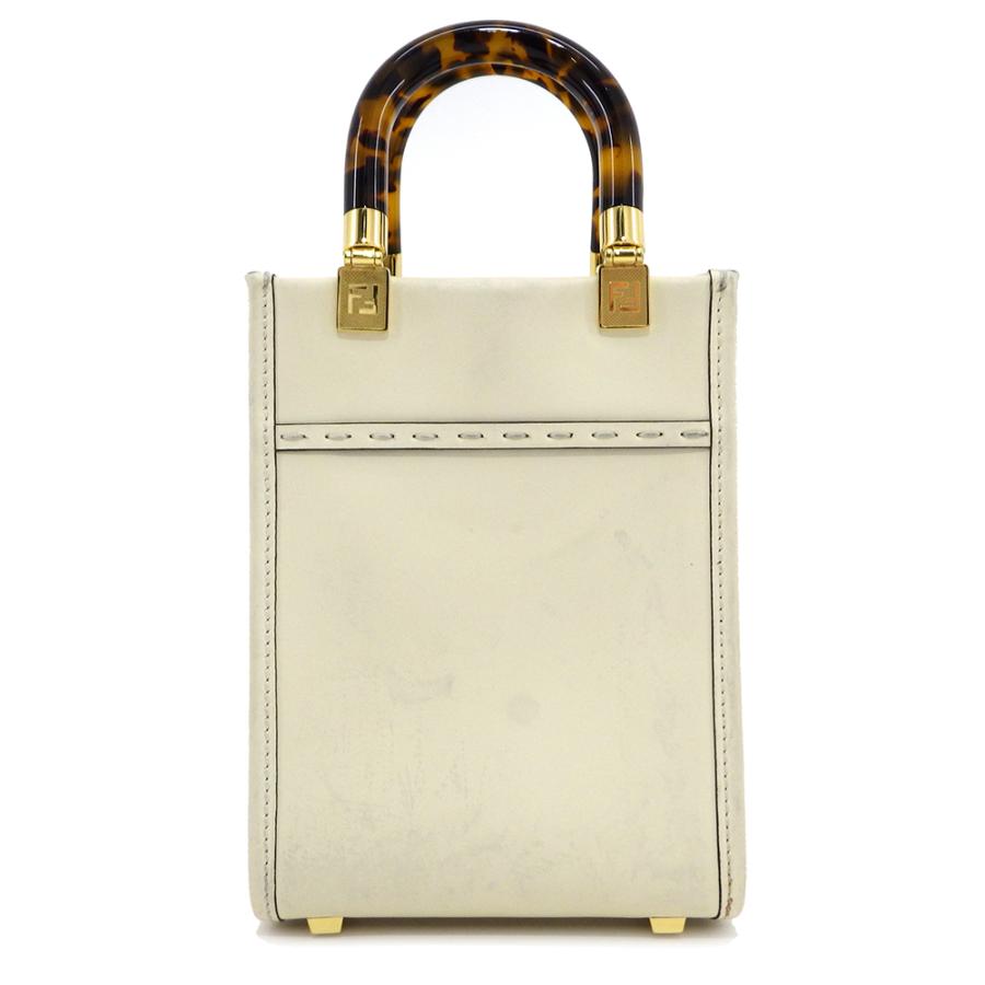 FENDI フェンディ ミニサンシャイン ショッパー 2way ショルダーバッグ 8BS051 レザー プラスチック 1520291【B商品 ...